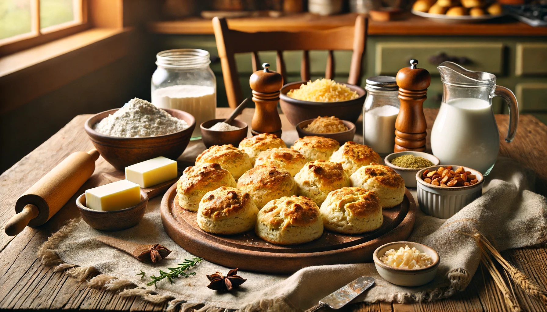 Heavenly Homemade Biscuits Without Baking Powder or Self-Rising Flour ...