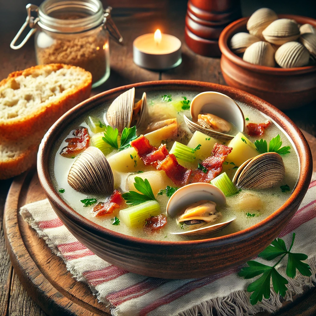 Authentic Rhode Island Clam Chowder: A Coastal Classic - Gimme Recipe