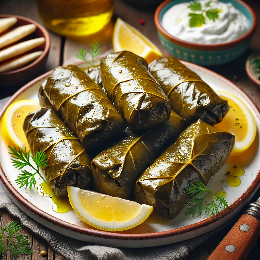 Authentic Stuffed Grape Leaves (Dolmades): A Mediterranean Classic ...