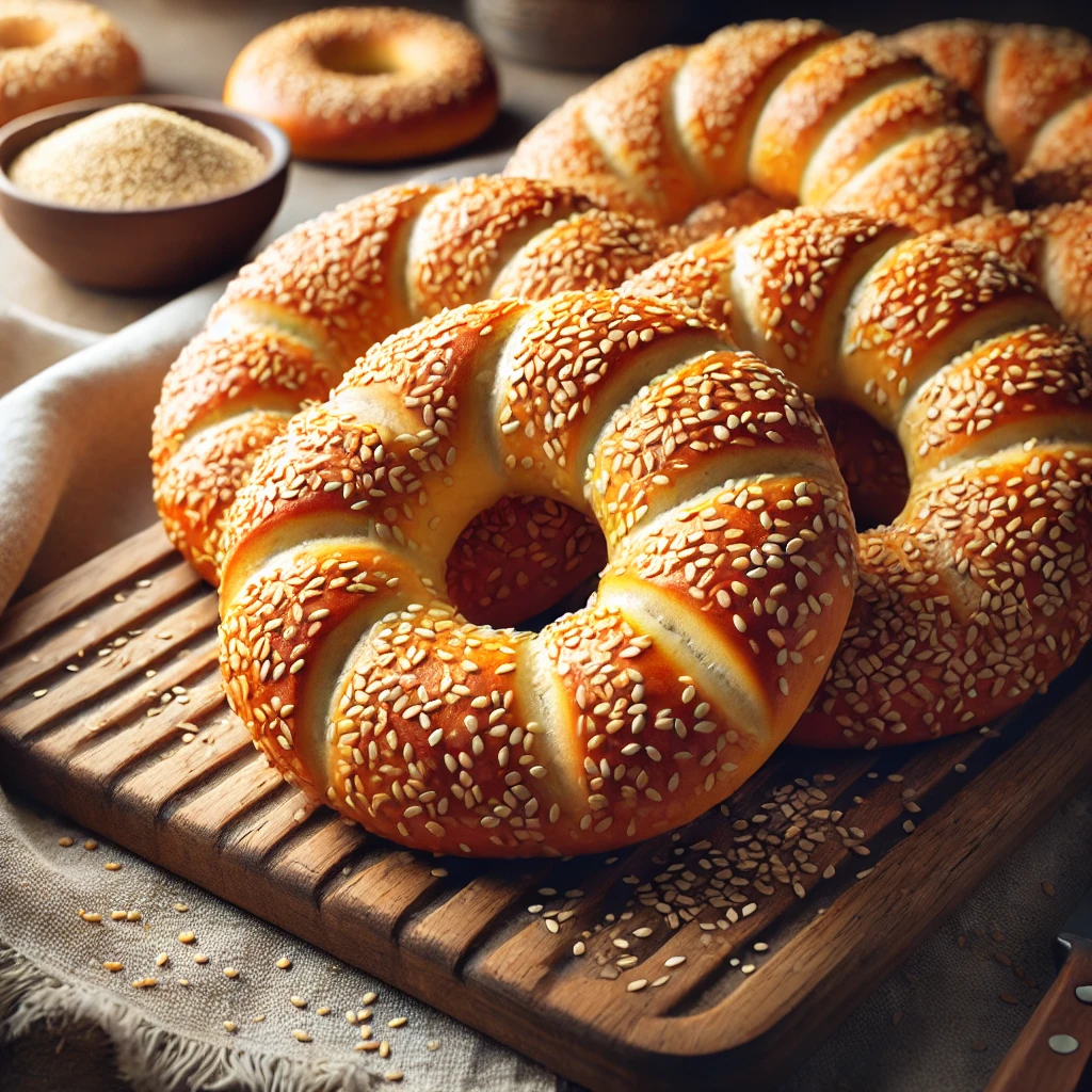 Golden Greek Sesame Bread Rings (Koulouri): The Perfect Crunchy Snack ...