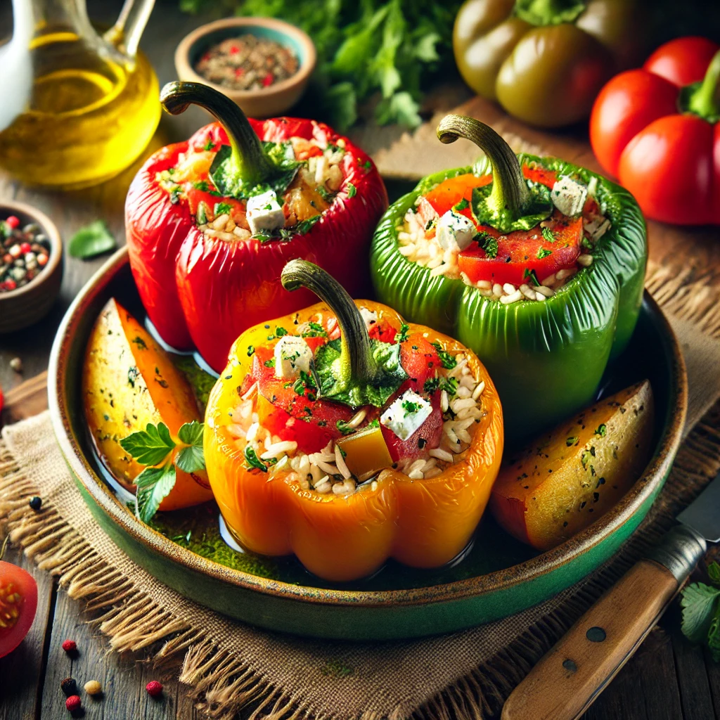 Greek Stuffed Peppers (Gemista): A Taste of the Mediterranean in Every ...