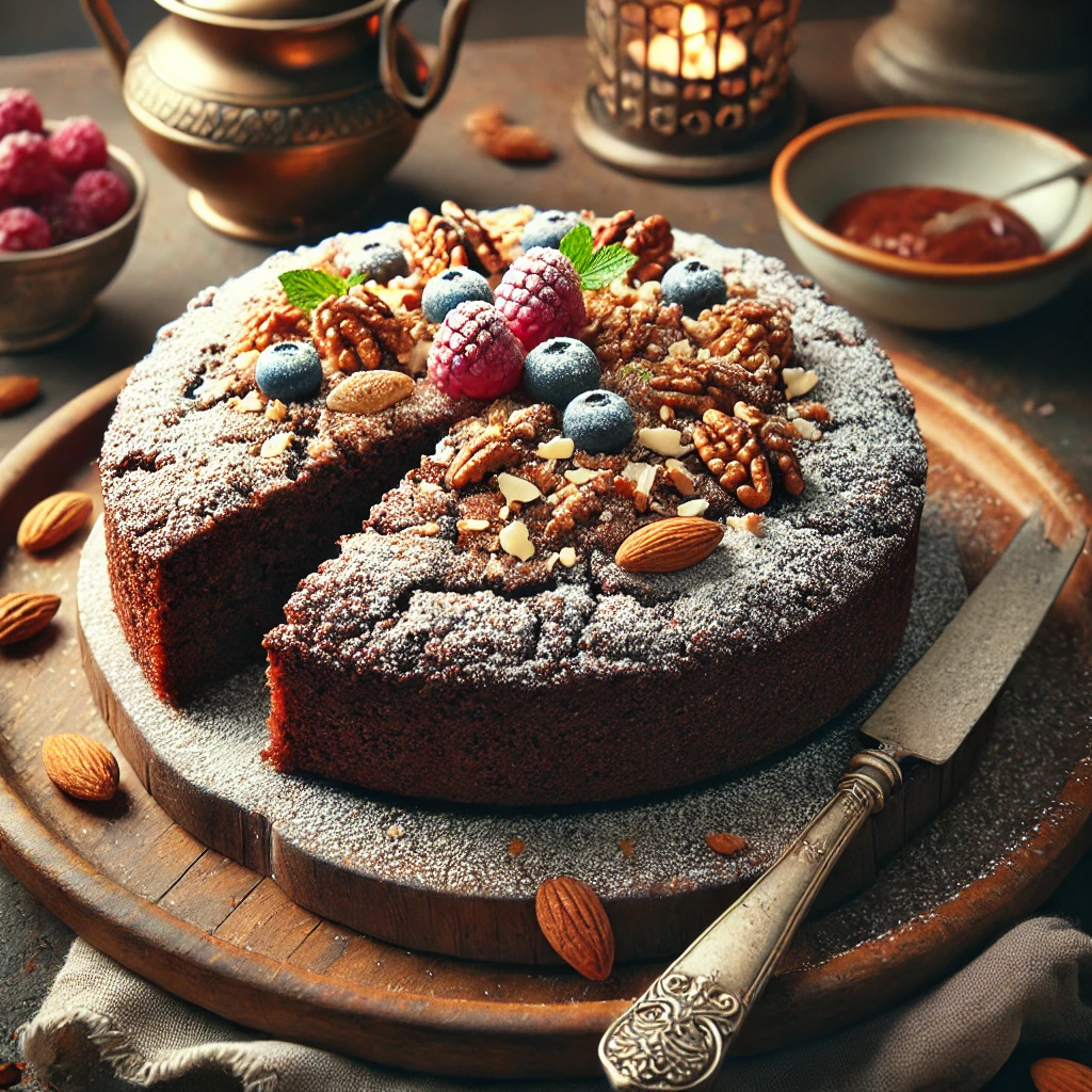 Passover Flourless Chocolate Cake with Nuts - Gimme Recipe