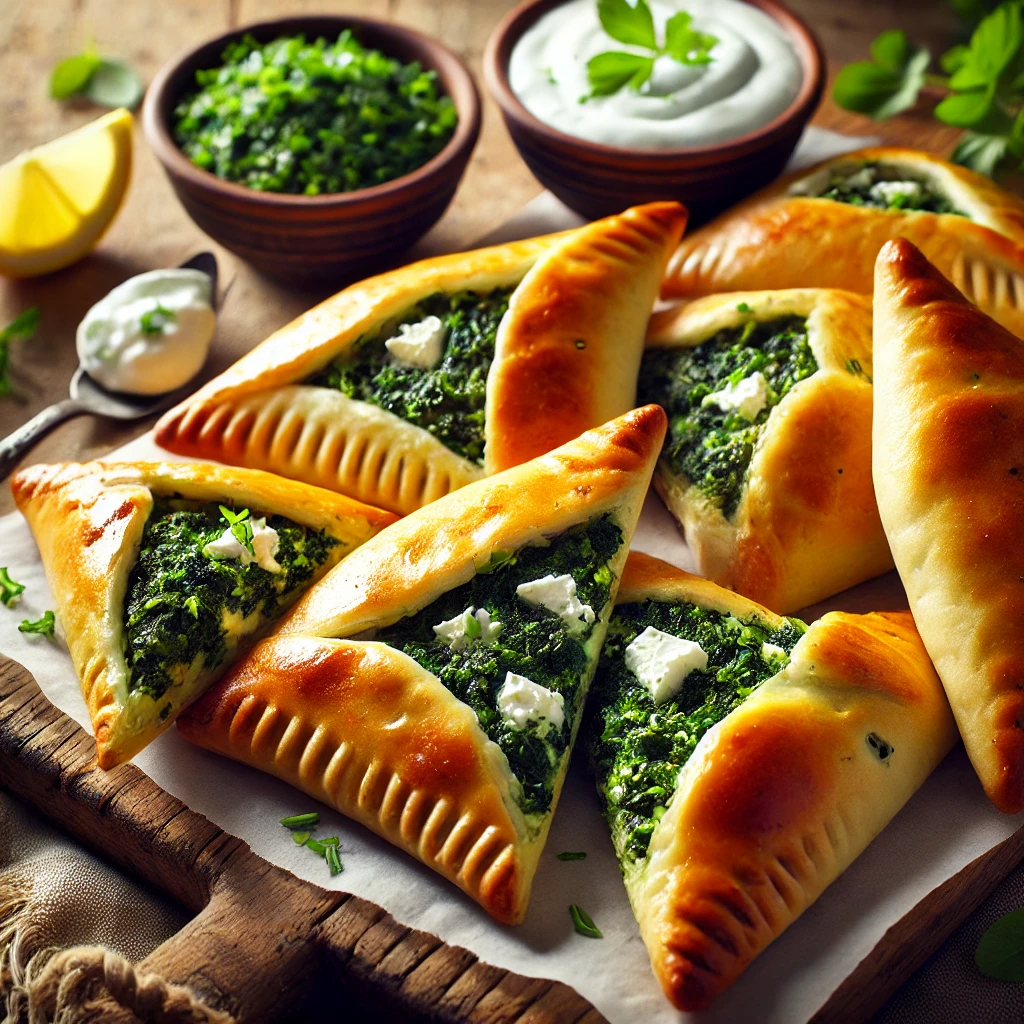 Savory Spinach and Feta Fatayer: A Middle Eastern Delight - Gimme Recipe