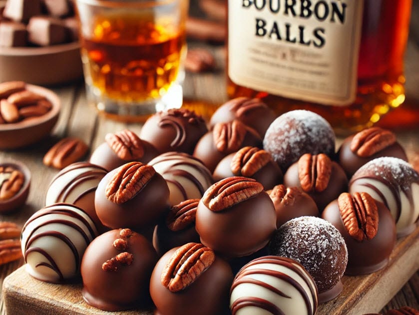 Kentucky Bourbon Balls: Sweet, Boozy Confections with Chocolate and ...