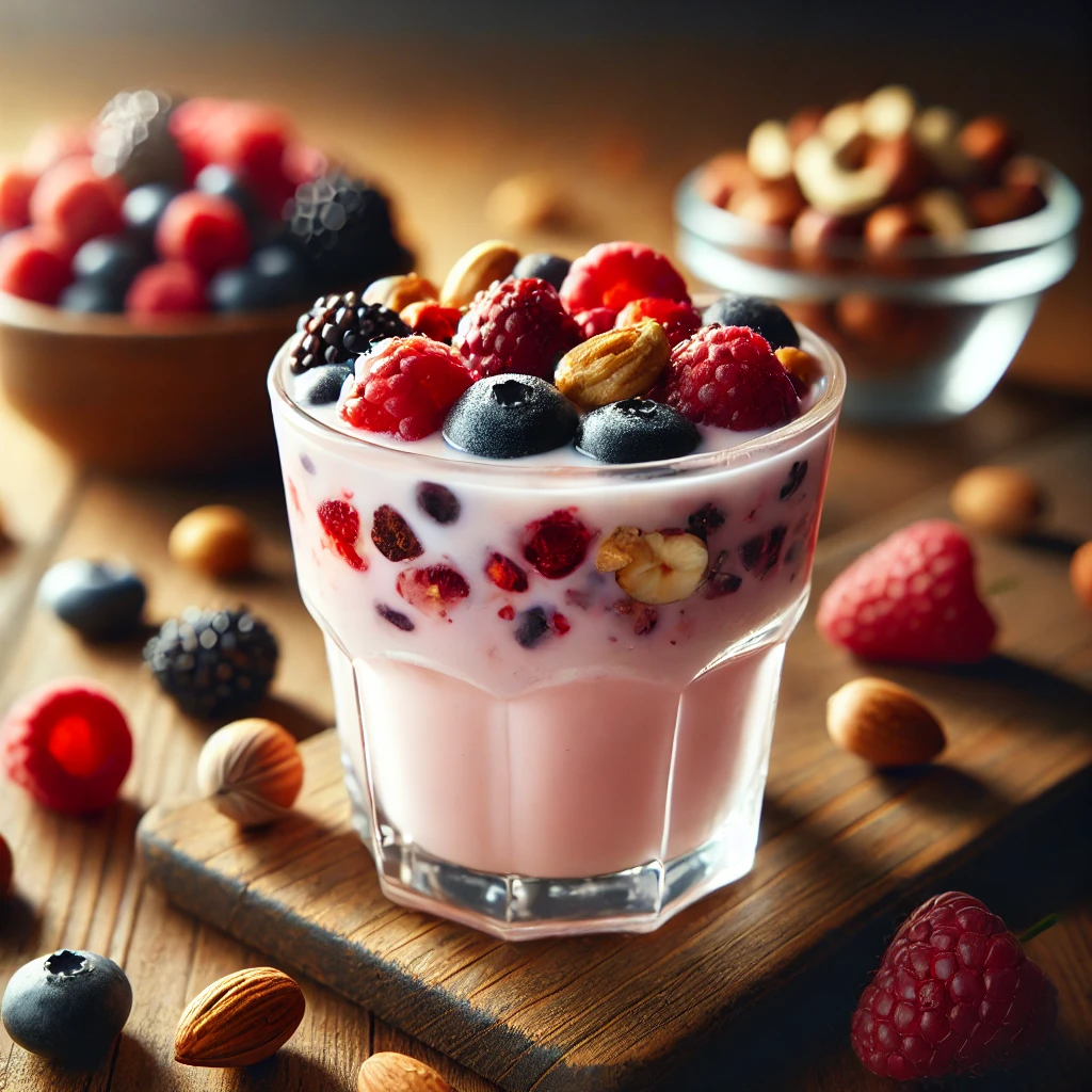 Refreshing Nuts and Berries Drink Recipe: A Blend of Sweetness - Gimme ...
