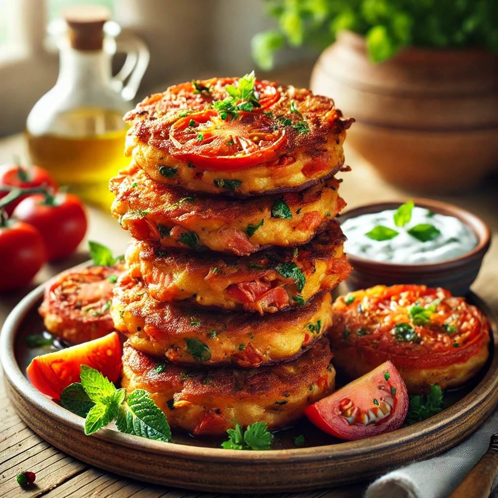 Authentic Greek Tomato Fritters (Domatokeftedes): A Crispy, Flavorful ...