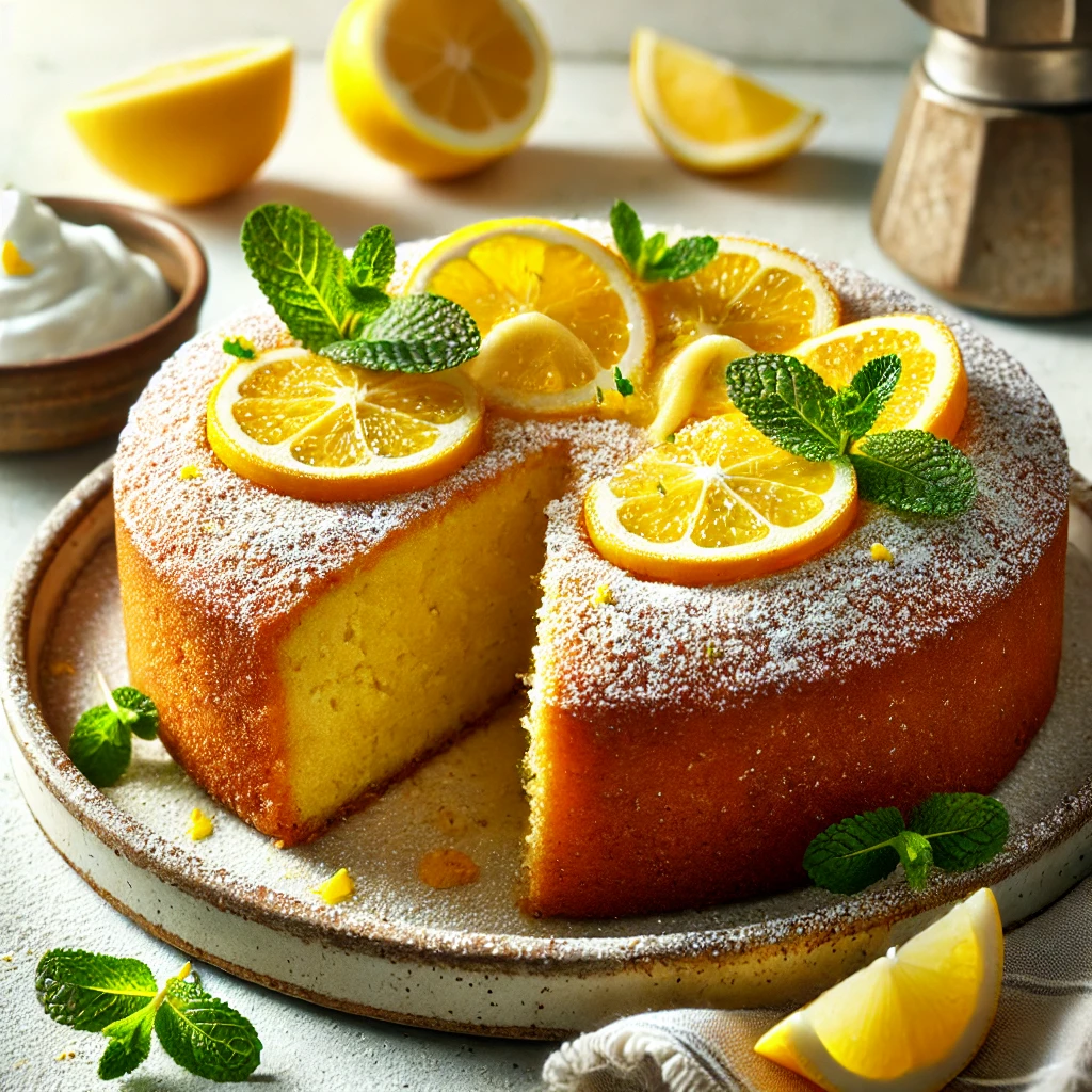 Greek Lemon Olive Oil Cake: A Mediterranean Delight - Gimme Recipe
