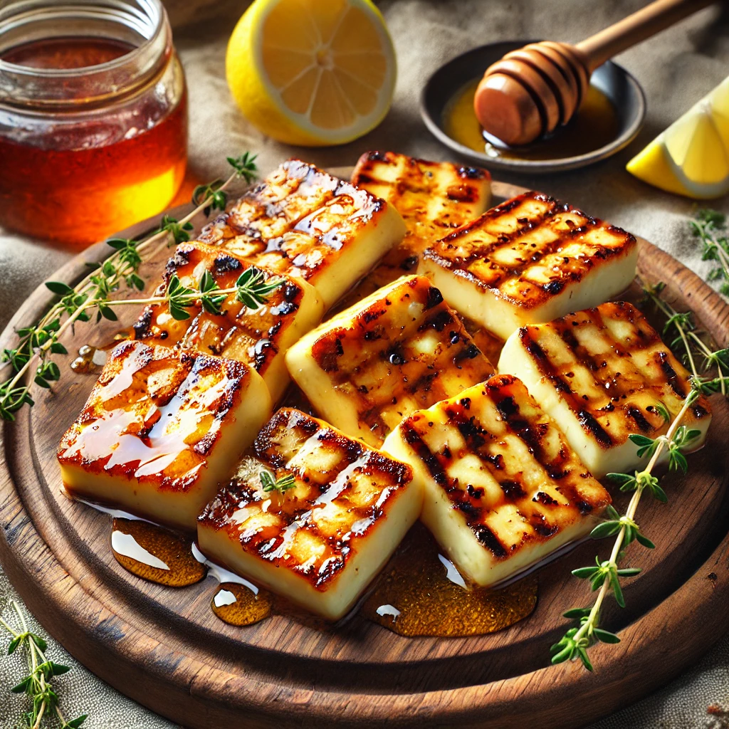 Irresistible Grilled Halloumi with Honey and Thyme: A Flavorful Crowd ...