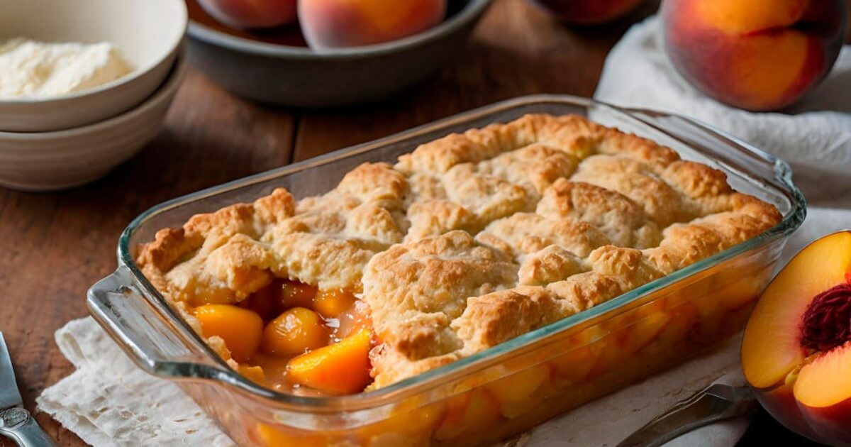 The Ultimate Double Crust Peach Cobbler Recipe That Will Leave You ...