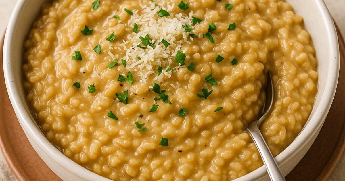 The Creamiest Brown Rice Risotto You've Never Thought to Make – A Game ...