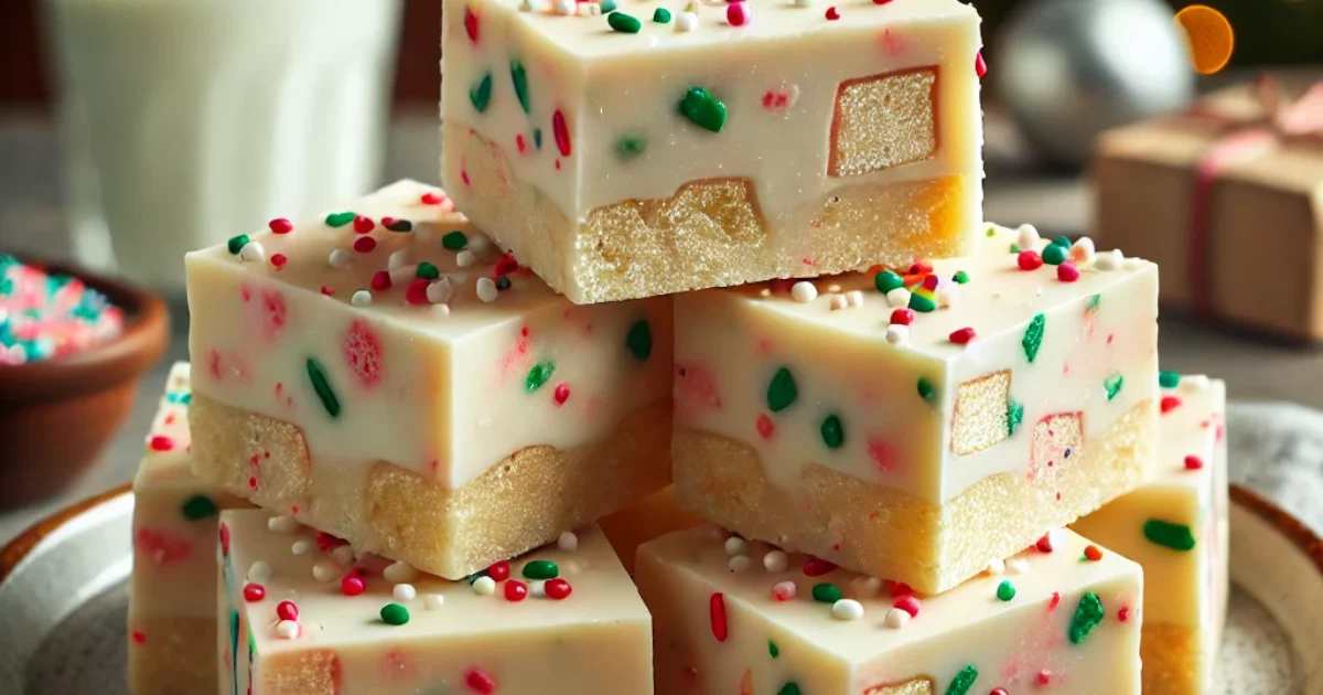 Irresistibly Sweet 3-Ingredient Sugar Cookie Fudge - Gimme Recipe