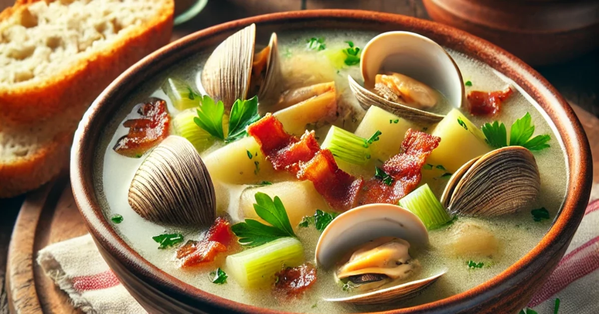 Authentic Rhode Island Clam Chowder: A Coastal Classic - Gimme Recipe