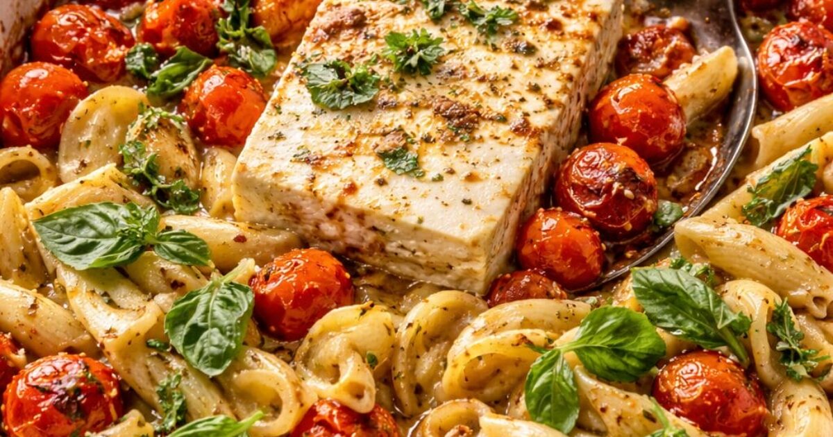 Baked Tomato Feta Pasta That Turns One Pan Into a Creamy, Dreamy Dinner ...