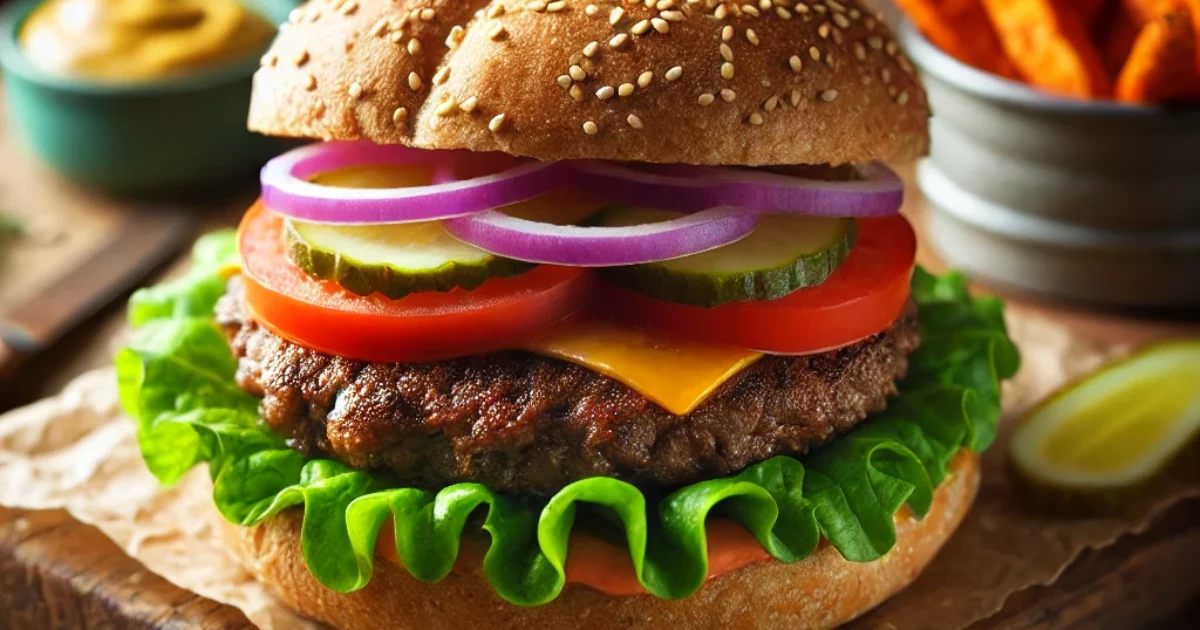 Healthy Smash Burger Recipe: A Lighter, Juicy Burger with All the ...