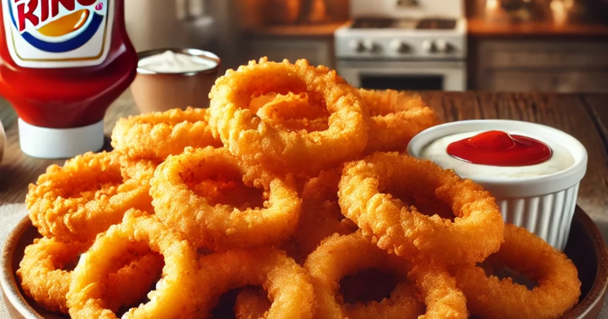 Homemade Burger King Style Onion Rings: A Crispy Treat - Gimme Recipe