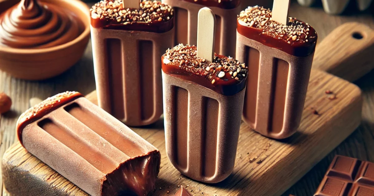 Homemade Creamy Fudgesicles with Just 2 Ingredients - Gimme Recipe