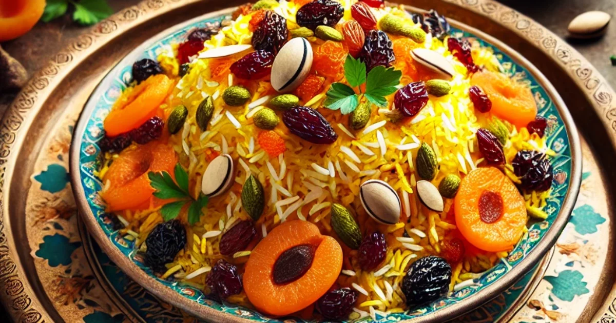 Persian Saffron Rice with Dried Fruits: A Fragrant and Festive Dish ...