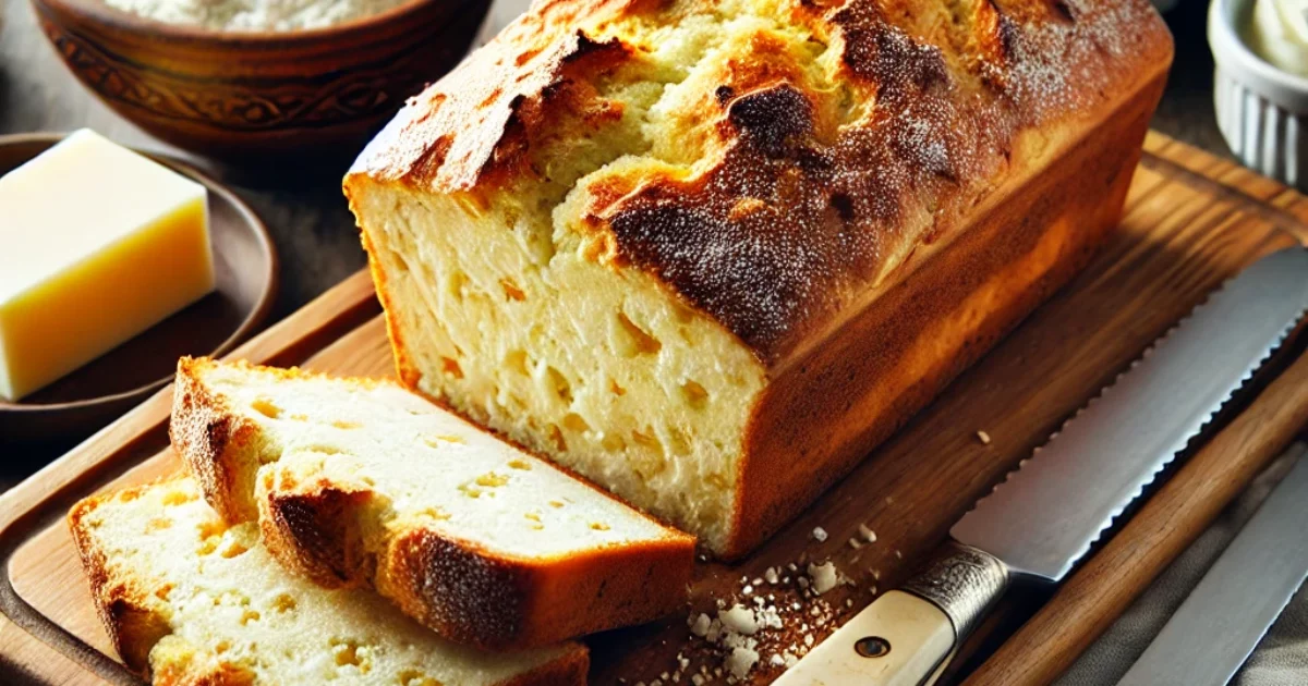 Quick and Easy 3-Ingredient Cottage Cheese Bread - Gimme Recipe