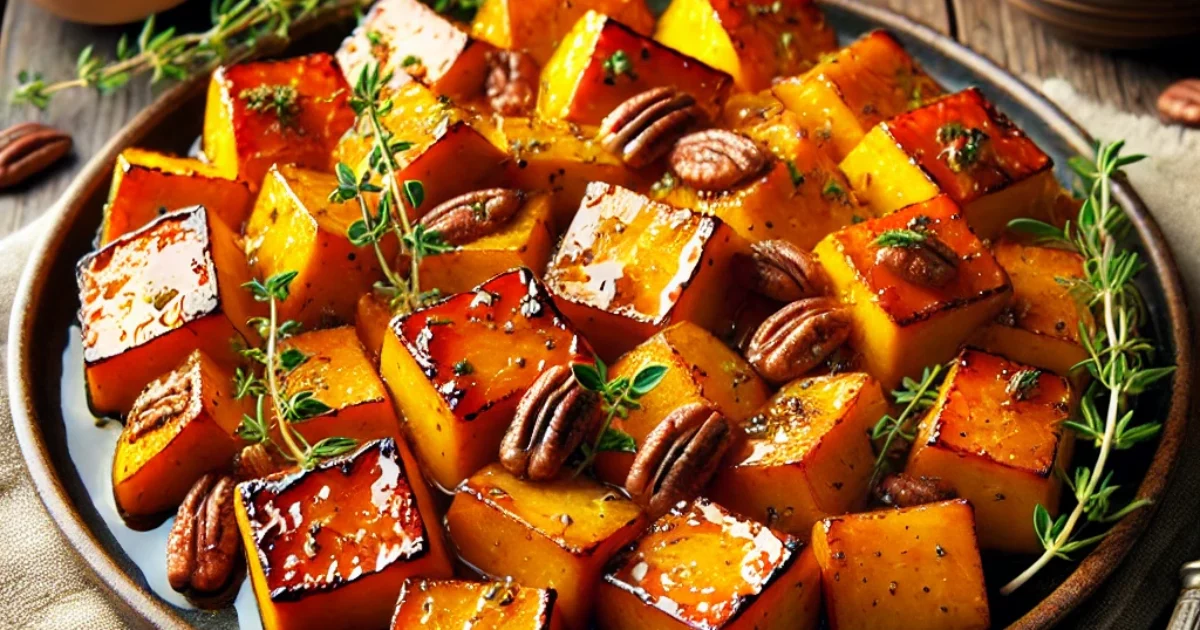 Roasted Butternut Squash with Maple Syrup: A Sweet and Savory Side Dish ...
