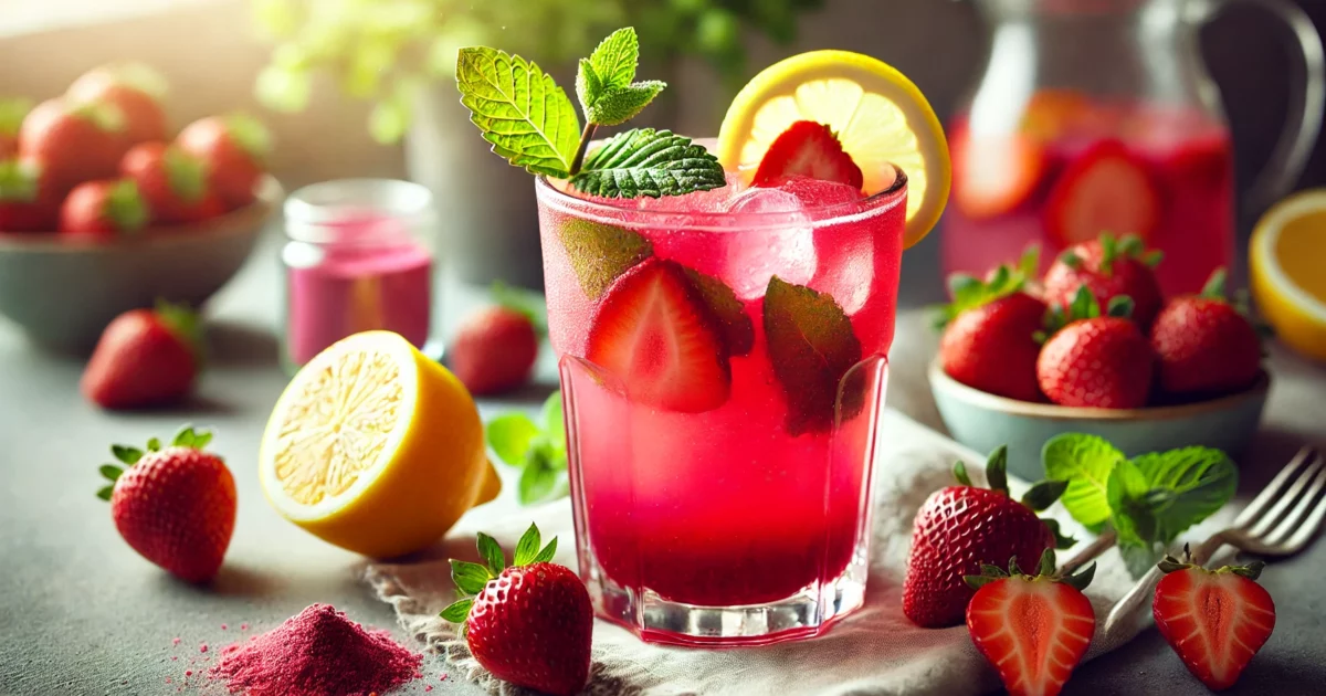 Refresh Your Day: Strawberry Acai Lemonade Refresher Recipe - Gimme Recipe